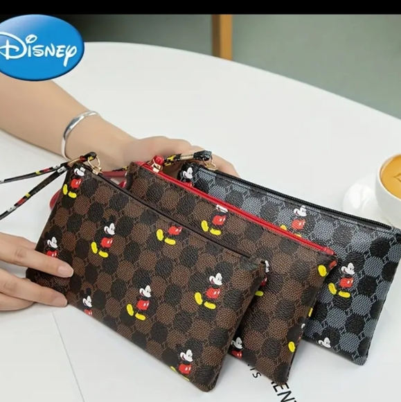 Disney | Bags | Disneys Classic Mickey Mouse Wristlet New | Poshmark